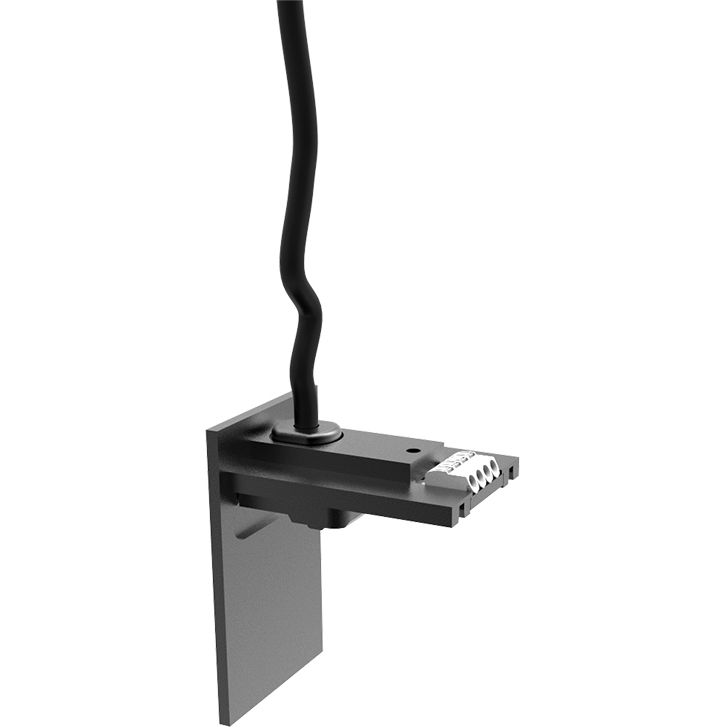 WAC Lighting S2CP-FE-BK Ventrix Black Track Component Ceiling Light