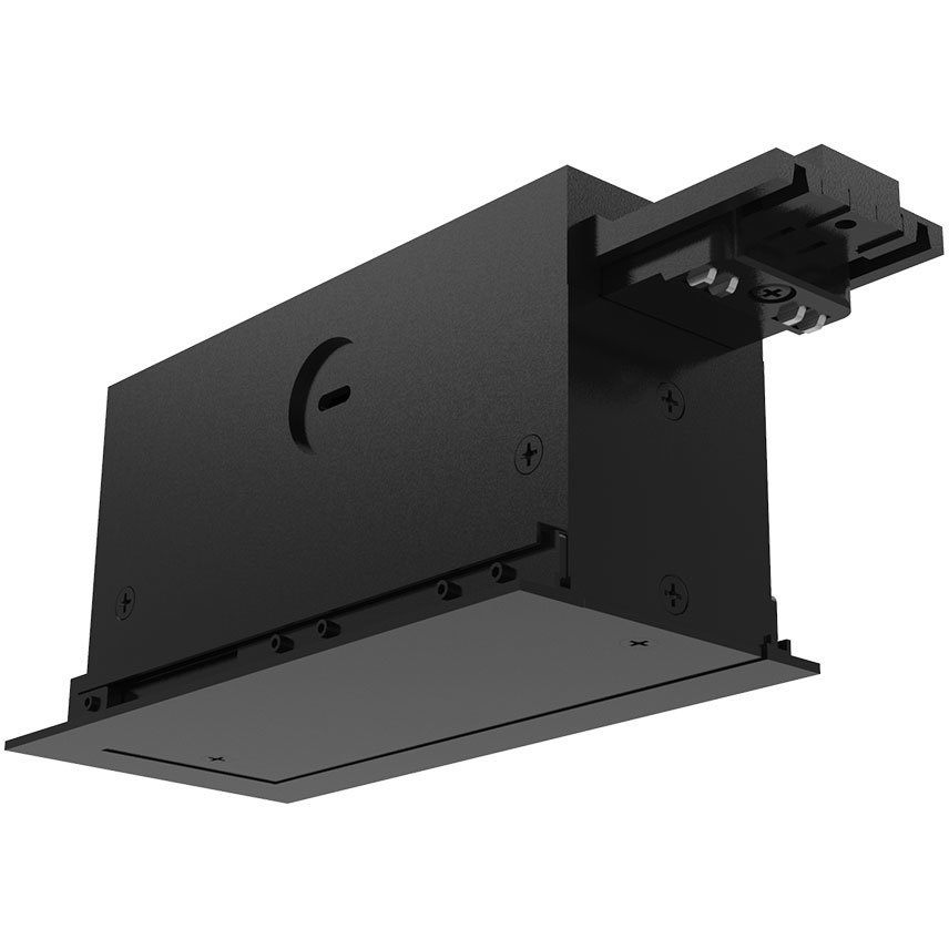 WAC Lighting S2CT-FEB-BK Ventrix Black Track Component Ceiling Light