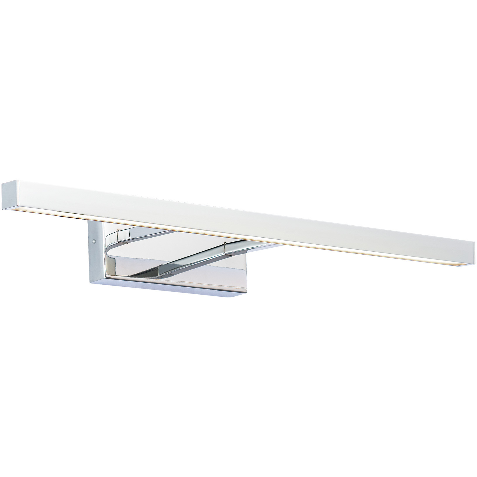 WAC Lighting WS-73117-30-CH Parallax LED 18 inch Chrome Bath Vanity & Wall Light in 3000K, dweLED