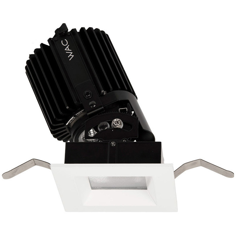 WAC Lighting R2SAT-F840-WT Volta LED White Recessed Lighting in Flood ...
