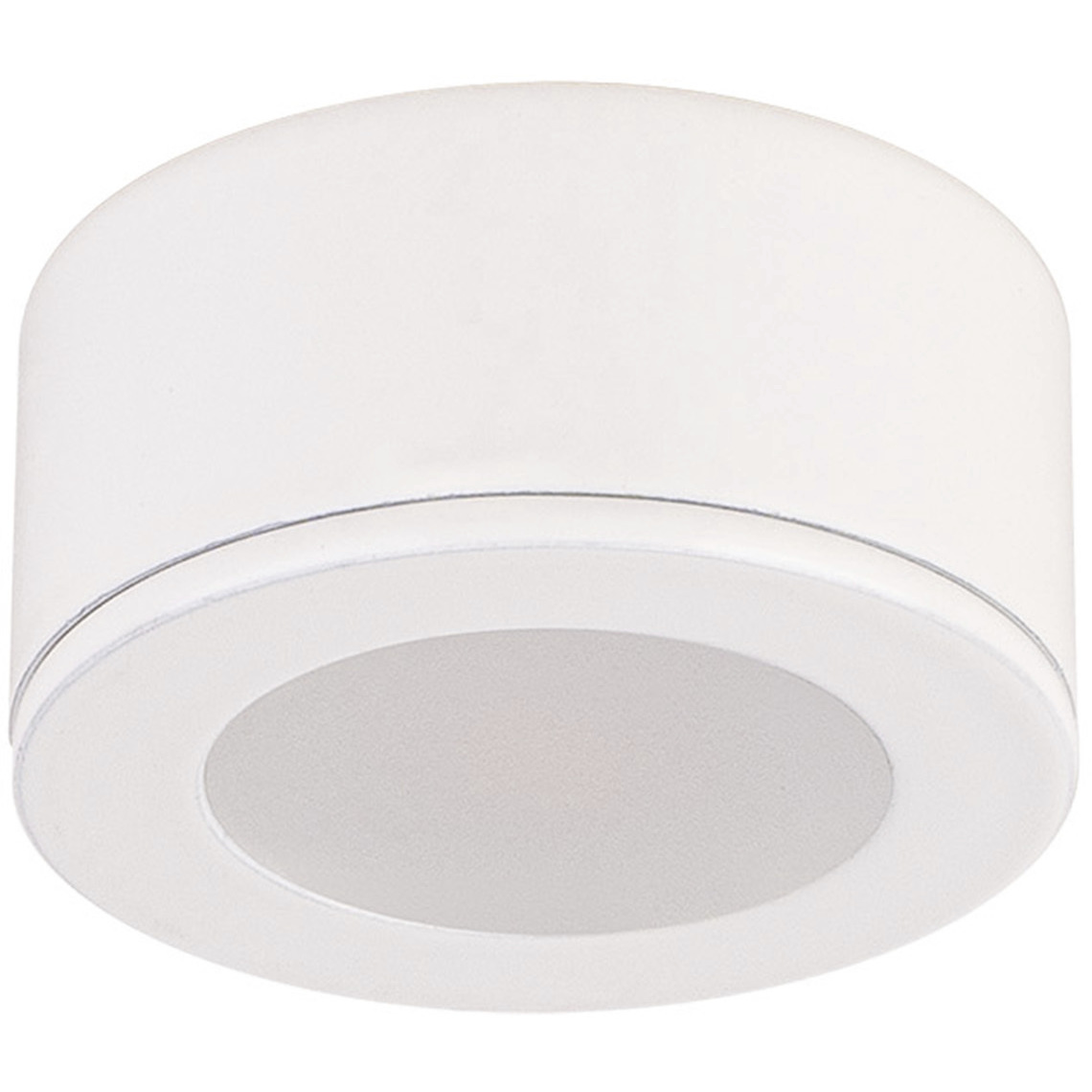 Mini Puck 1 Light 24 White Puck Lighting Ceiling Light