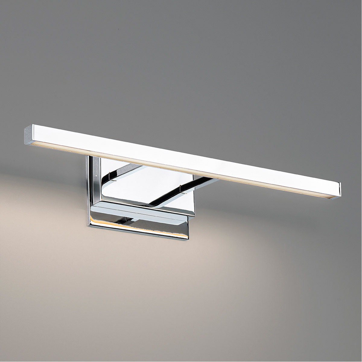 WAC Lighting WS-73117-30-CH Parallax LED 18 inch Chrome Bath Vanity & Wall Light in 3000K, dweLED