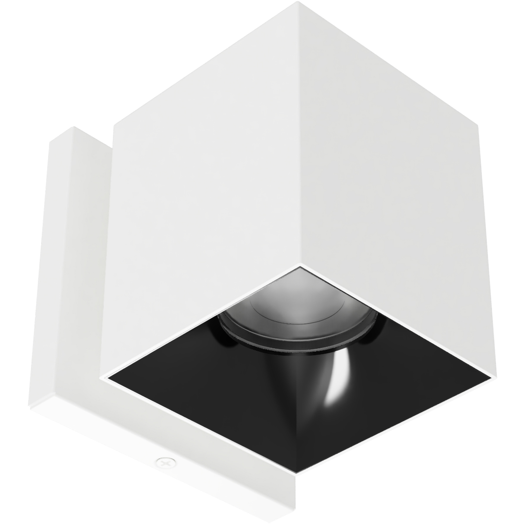 WAC Lighting W4S-NCS-WTBK Zoron LED 4.25 inch White and Black Outdoor ...