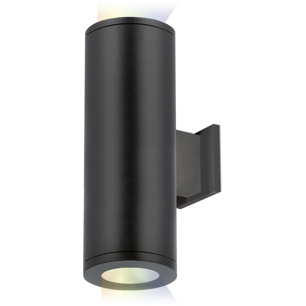 Tube Arch LED 12.5 inch Black Outdoor Wall Light