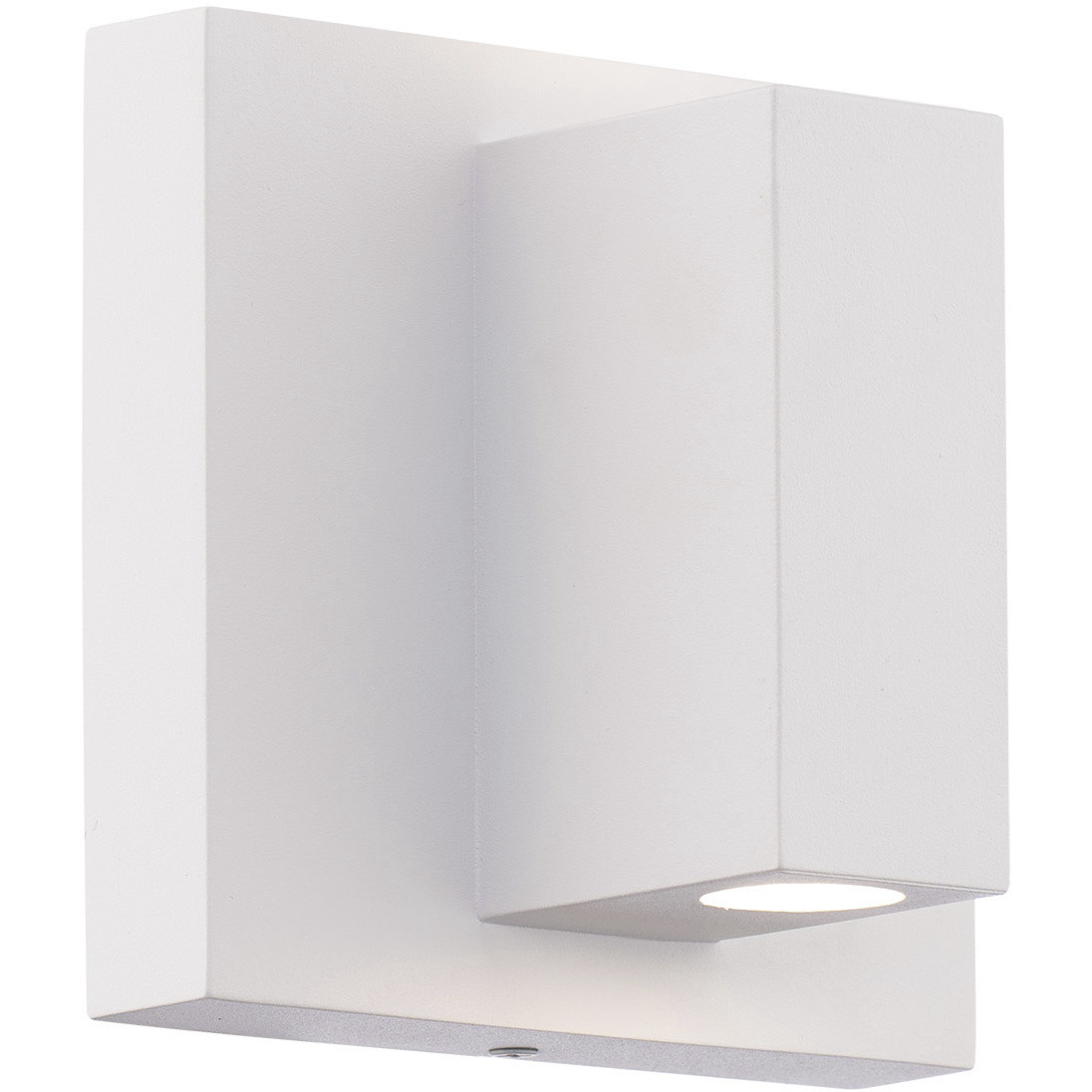 WAC Lighting WS-W230205-CS-WT Vue LED 4 inch White Outdoor Wall ...