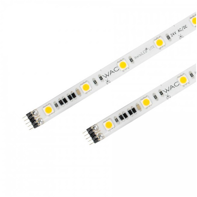 WAC Lighting LED-T24P-2IN-WT InvisiLED White 3000K 2 inch Tape Light in 1