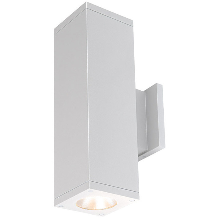 WAC Lighting DC-WD06-F840B-WT Cube Arch LED 5.5 inch White Sconce Wall ...