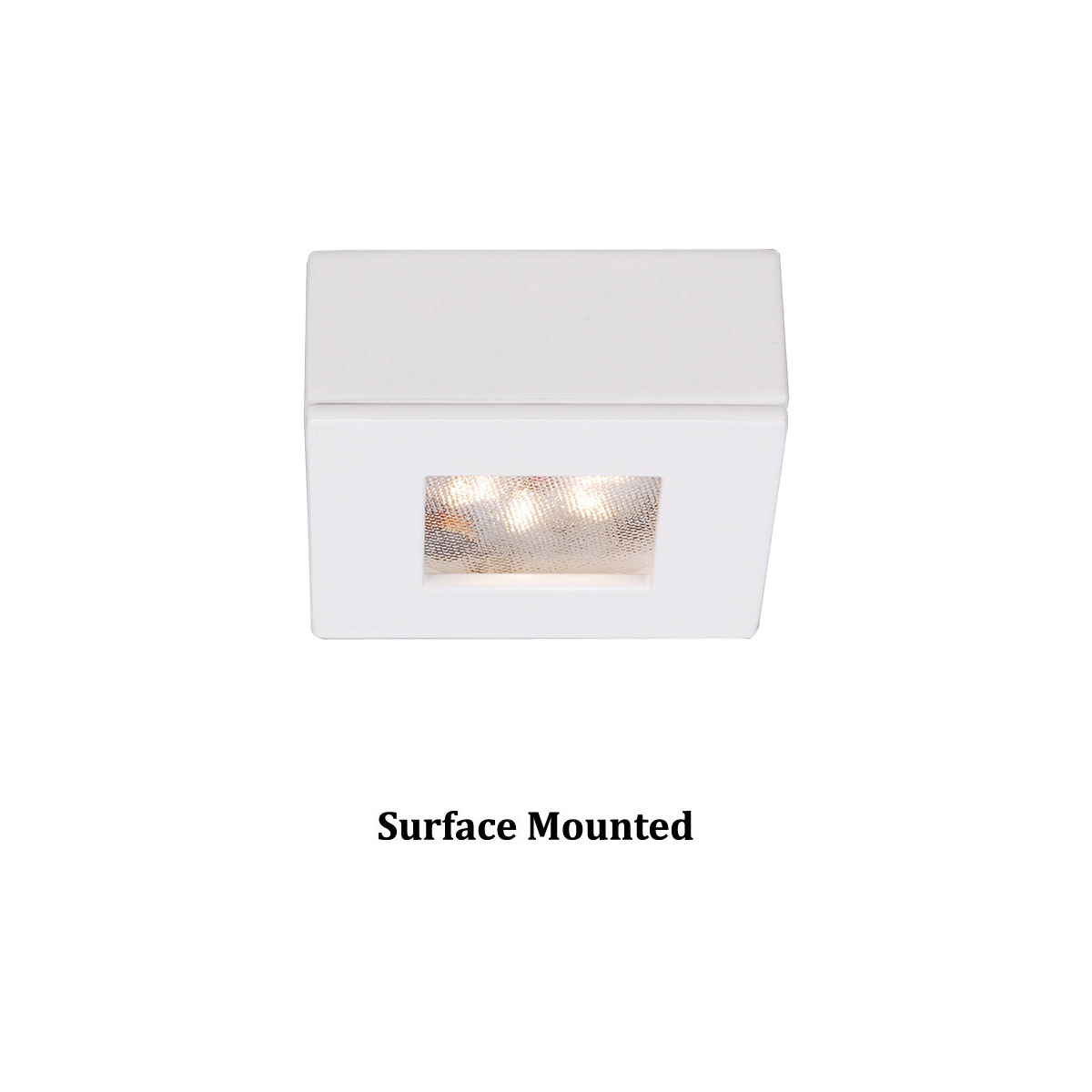 WAC Lighting HR-LED87S-WT LED Button Light 24 LED 2 inch White Puck ...