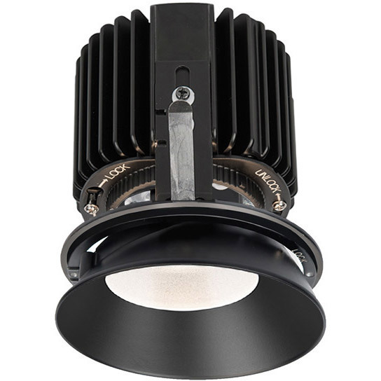 WAC Lighting R4RD1L-F830-BK Volta LED Black Recessed Lighting in Flood ...