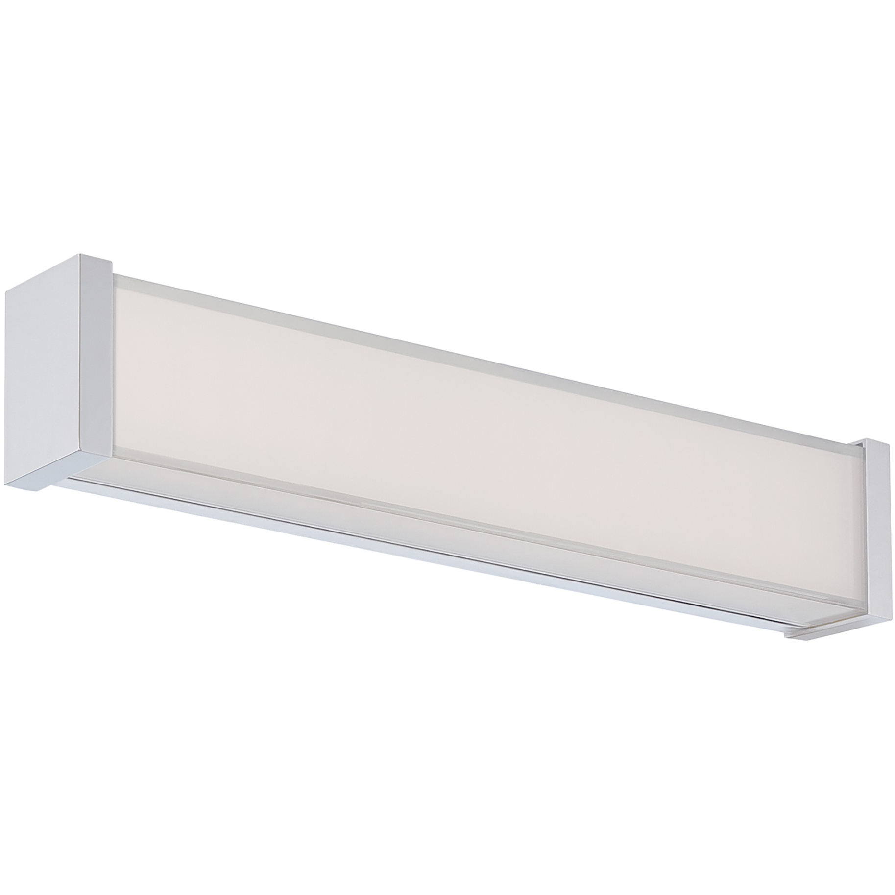 Svelte LED 16.5 inch Chrome Bath Vanity & Wall Light in 3500K, dweLED