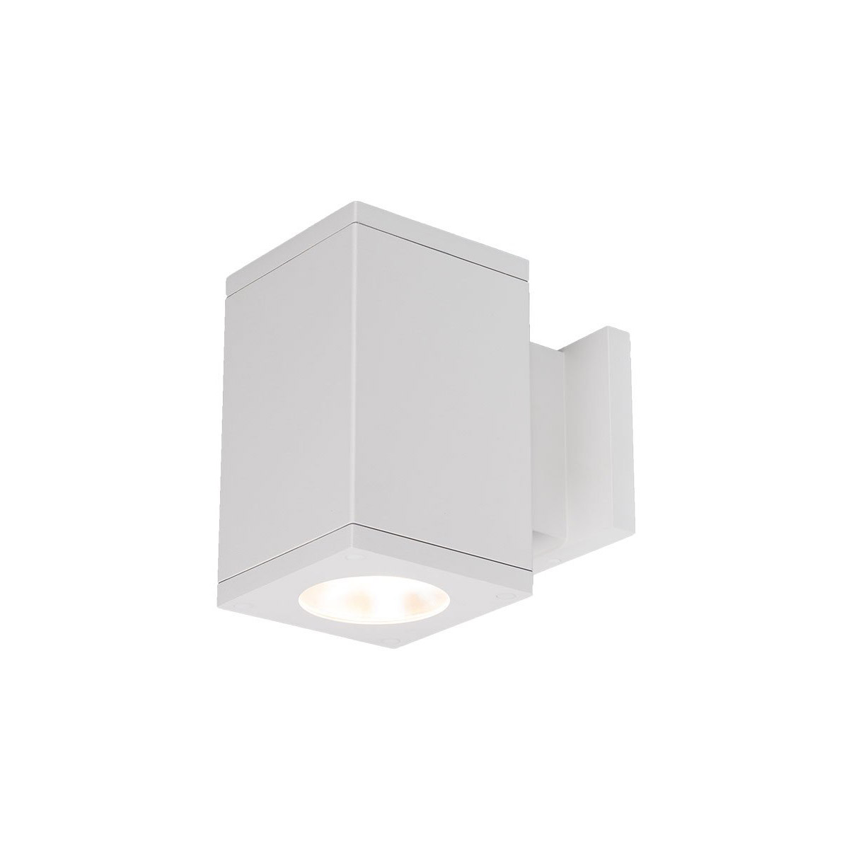 WAC Lighting DC-WD06-F927S-WT Cube Arch LED 5.5 inch White Sconce Wall ...