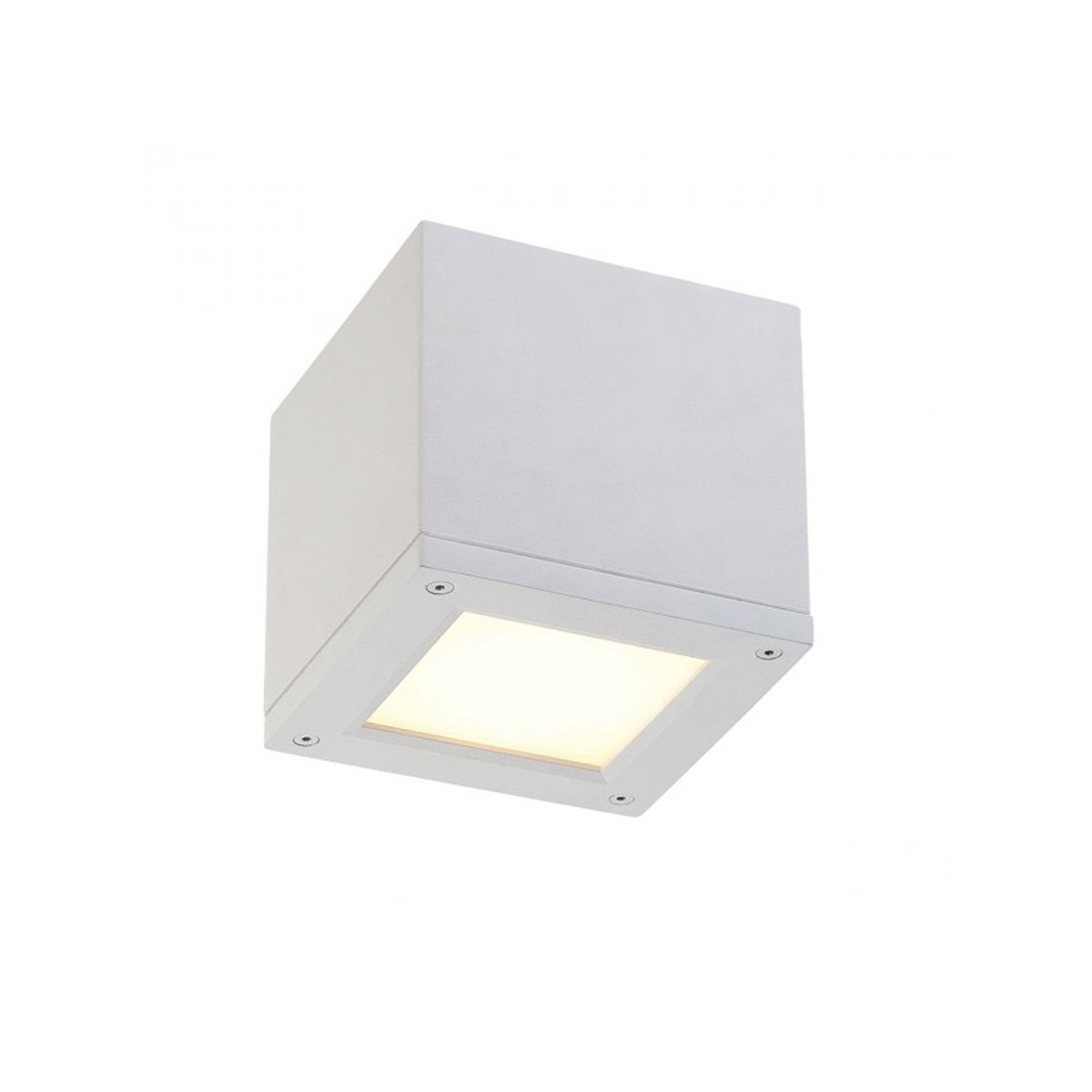 WAC Lighting FM-W2505-WT Rubix LED 5 inch White Outdoor Flush