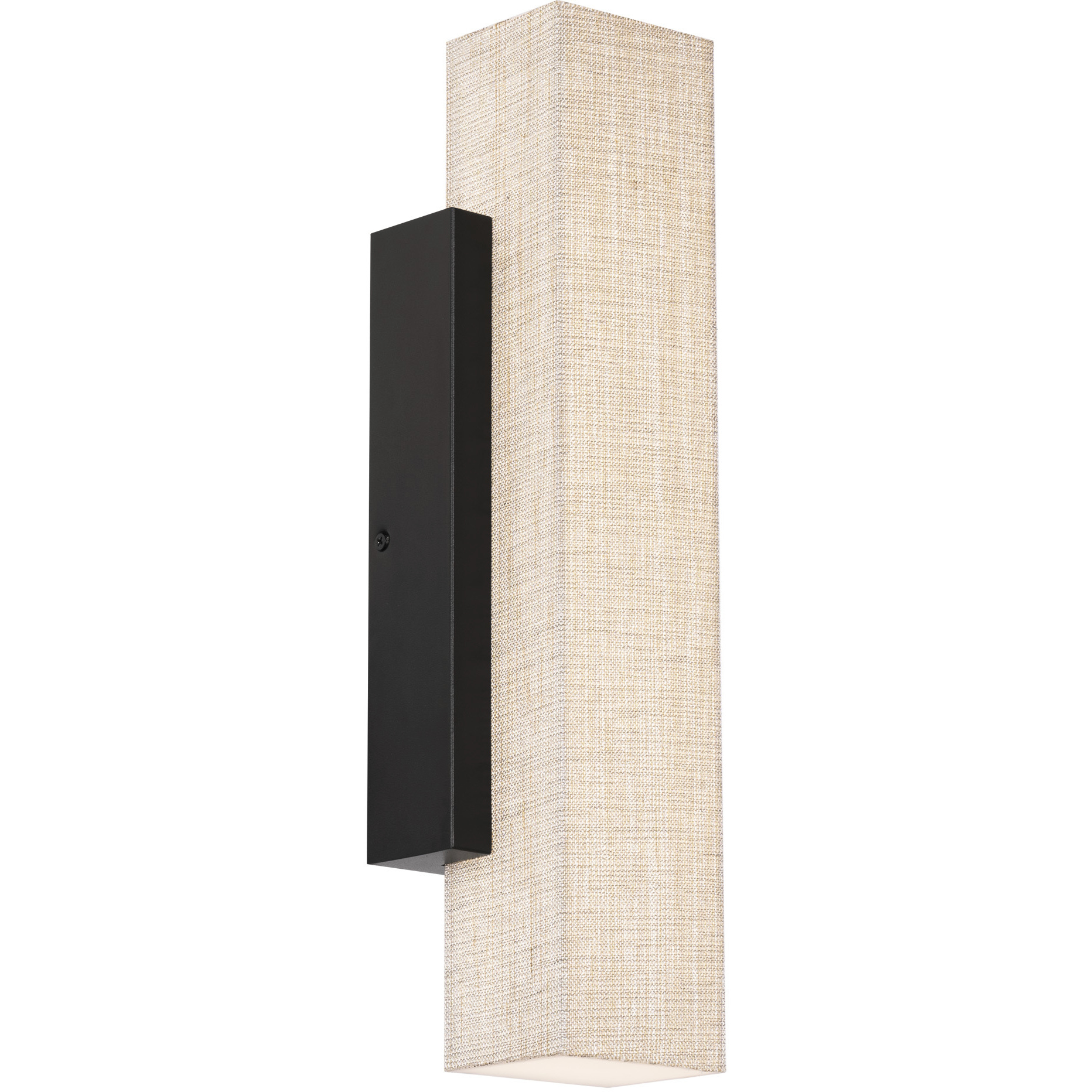 WAC Lighting WS-55318-27-BK Volga 1 Light 3.75 inch Black Wall Sconce ...