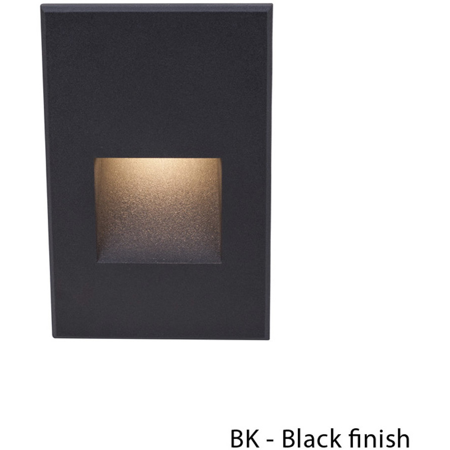 WAC Lighting WL-LED200F-RD-BK LEDme Step and Wall Lights 277 3.9 watt ...