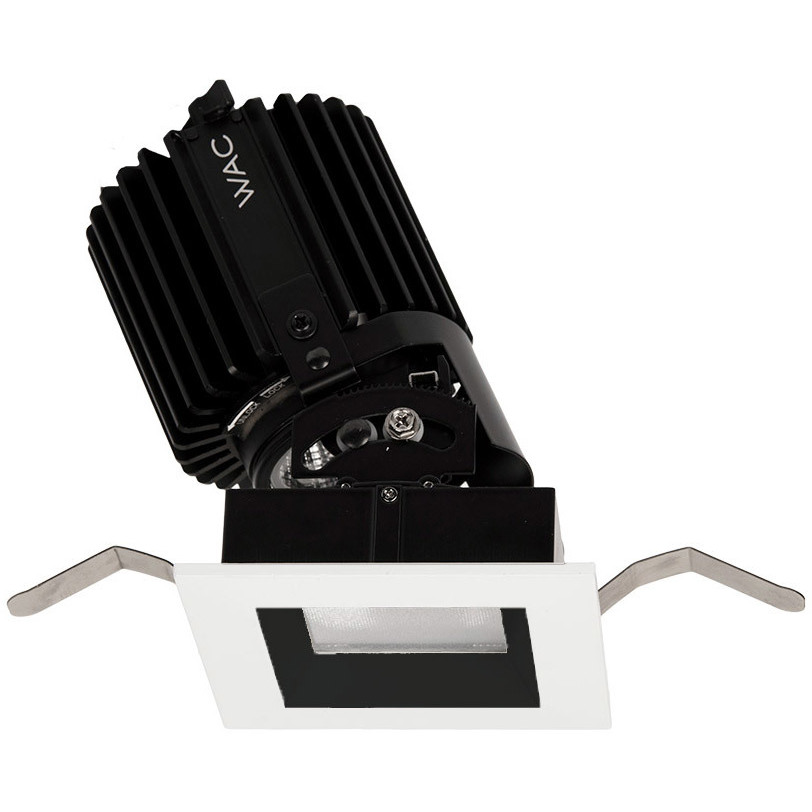 WAC Lighting R2SAT-N830-BKWT Volta LED B/Wt Recessed Lighting in Narrow ...
