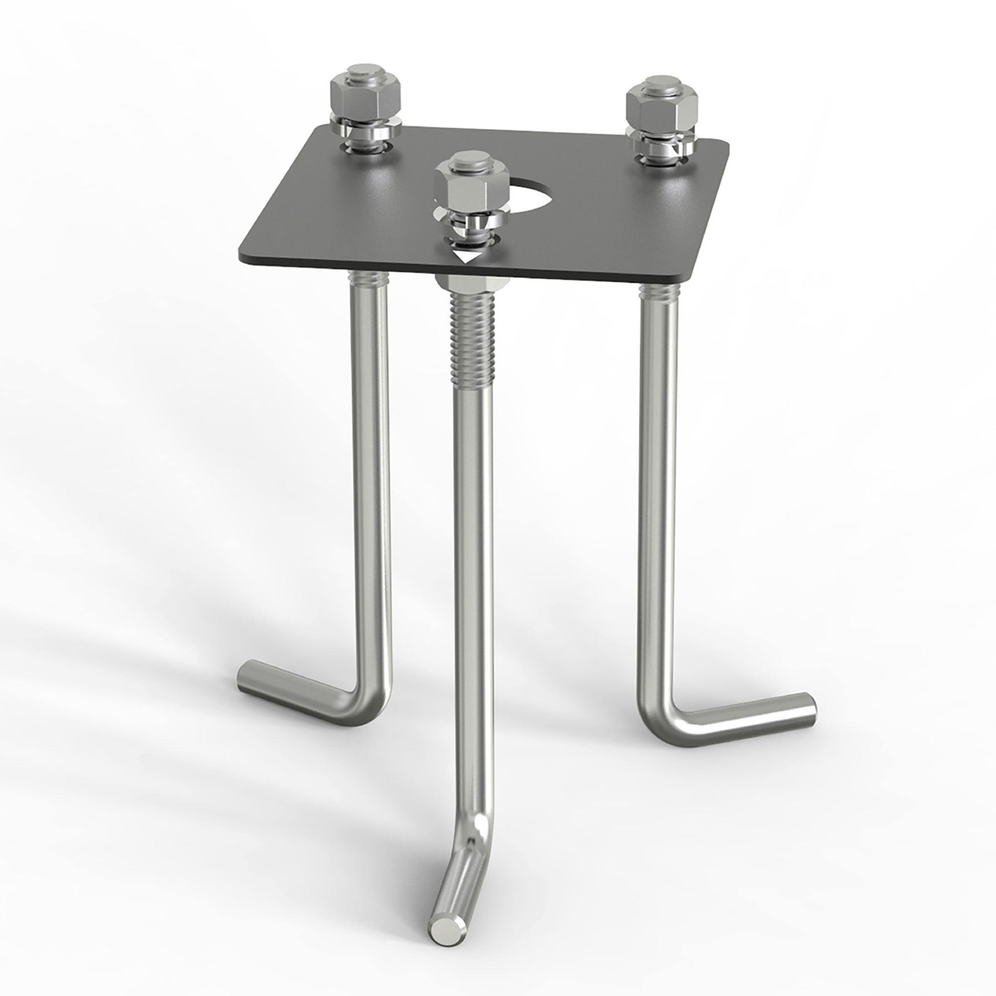 WAC Lighting M6640-CON-KIT Park Black Bollard Lighting, WAC Landscape