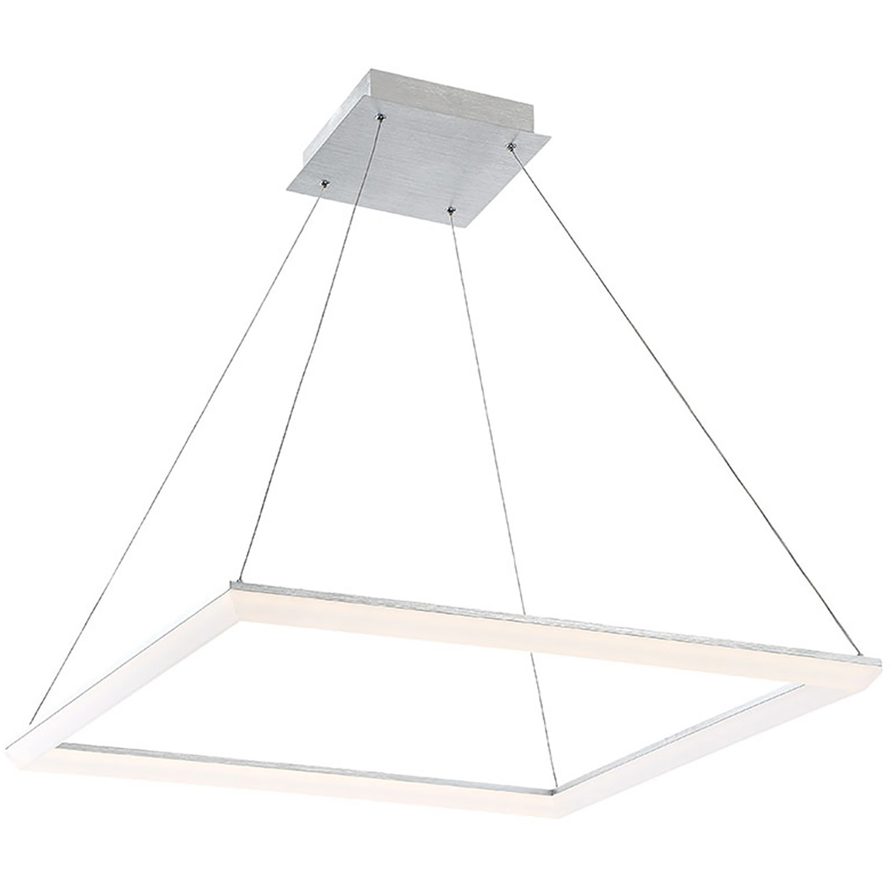 WAC Lighting PD-29828-AL Frame LED 28 inch Brushed Aluminum Pendant ...