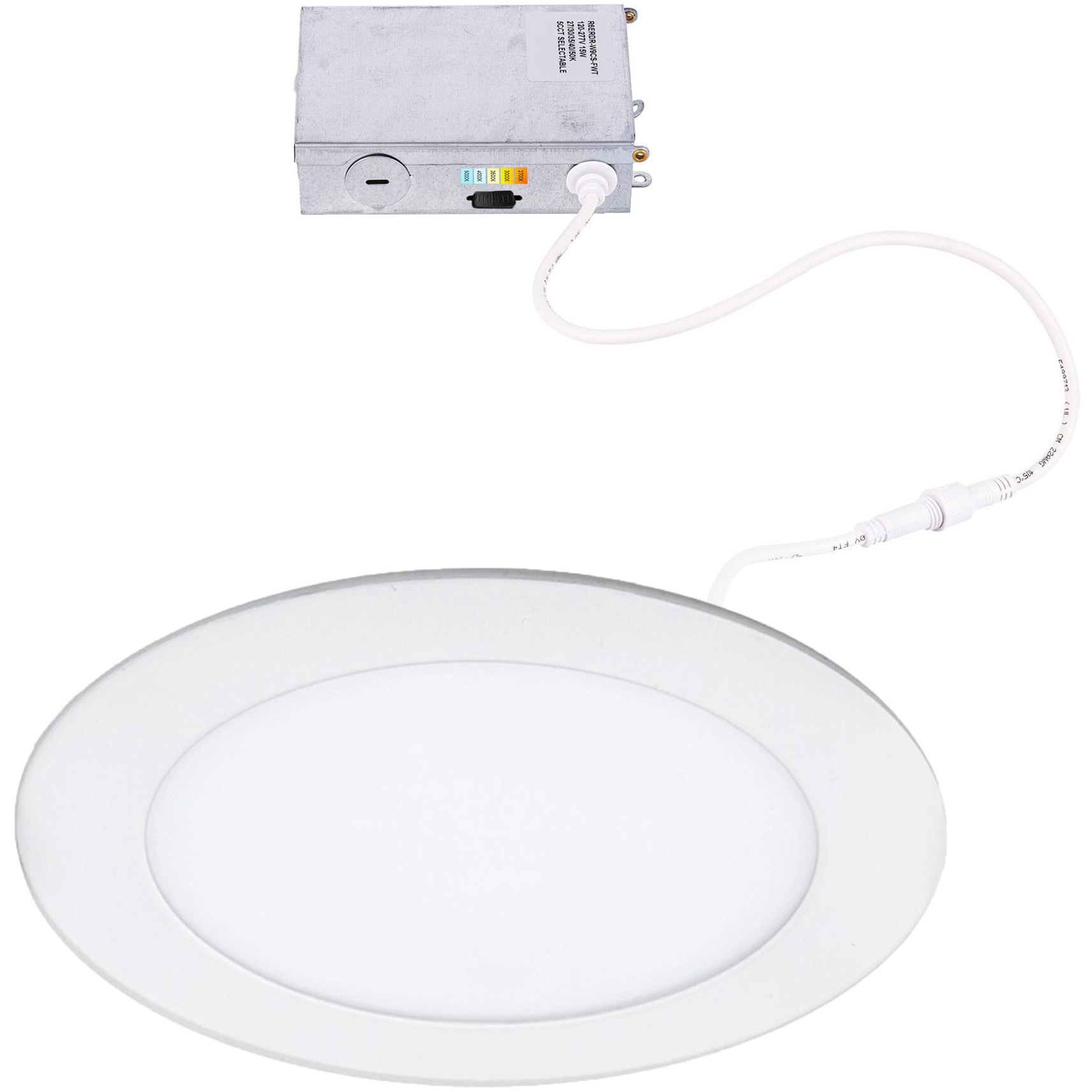 WAC Lighting R6ERDR-W9CS-FWT Lotos LED White Recessed Kit