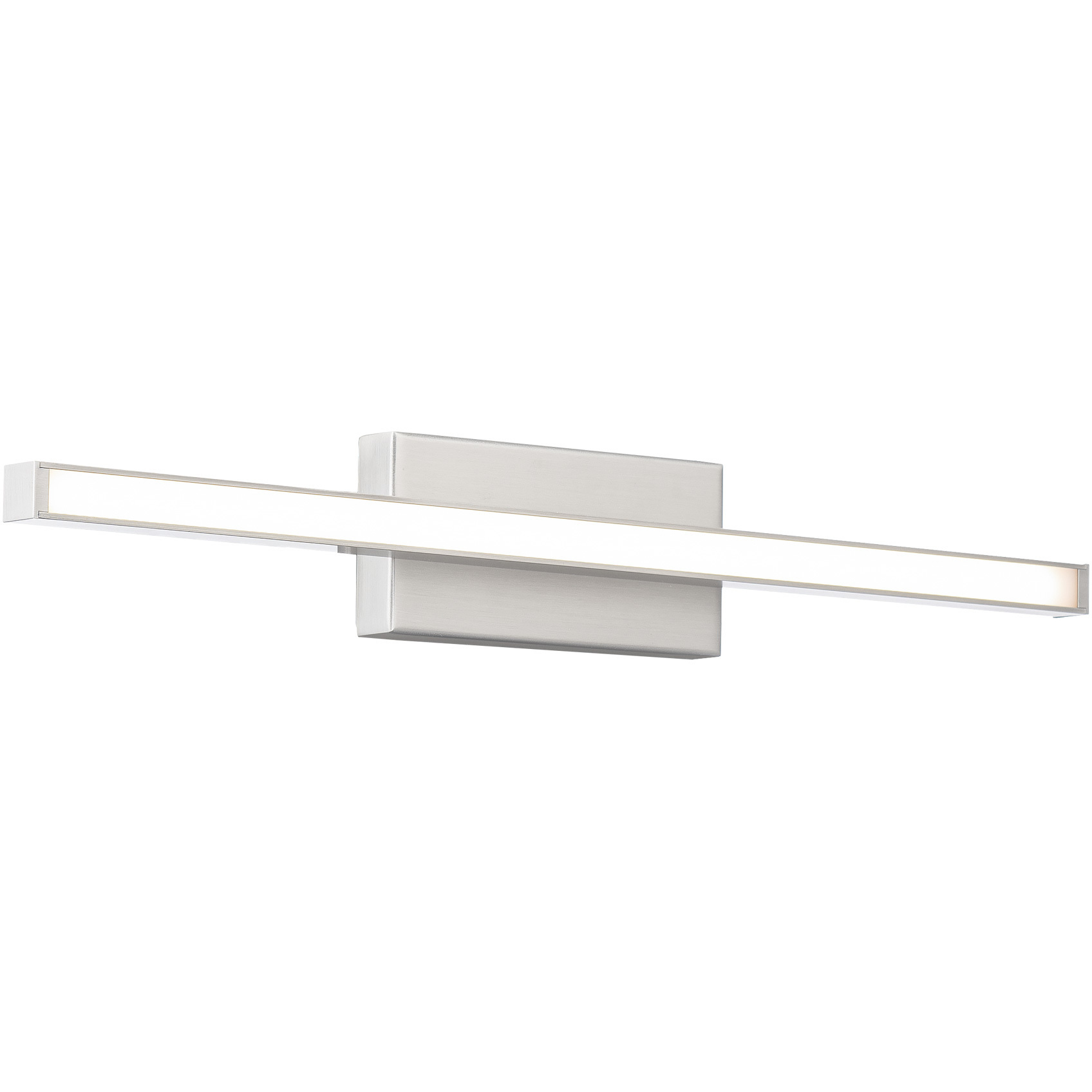 WAC Lighting WS-73118-BN Parallax LED 18 inch Brushed Nickel Bath Vanity & Wall Light, dweLED