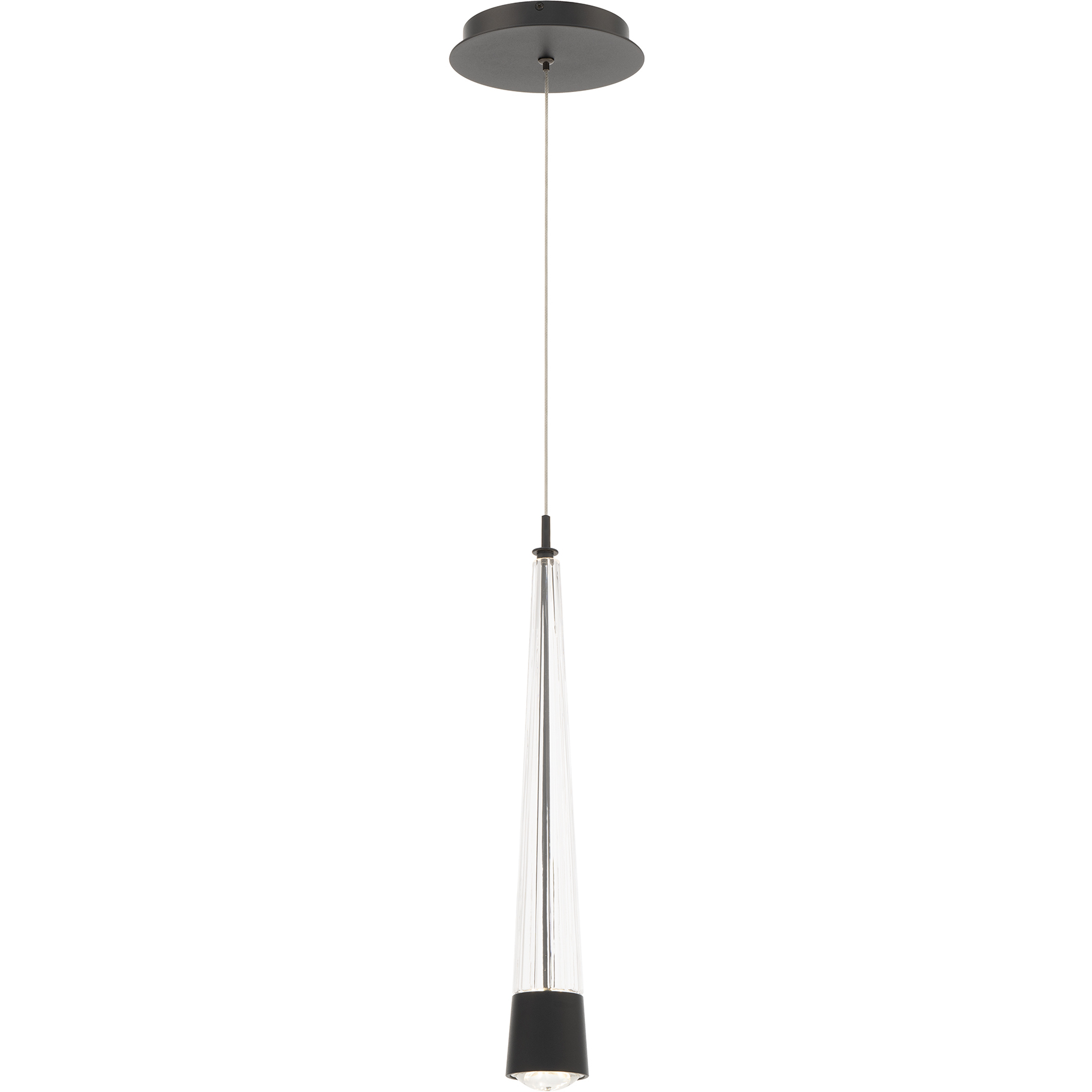 WAC Lighting PD-59416-30-CH Quill 1 Light 9 inch Chrome Pendant Ceiling ...