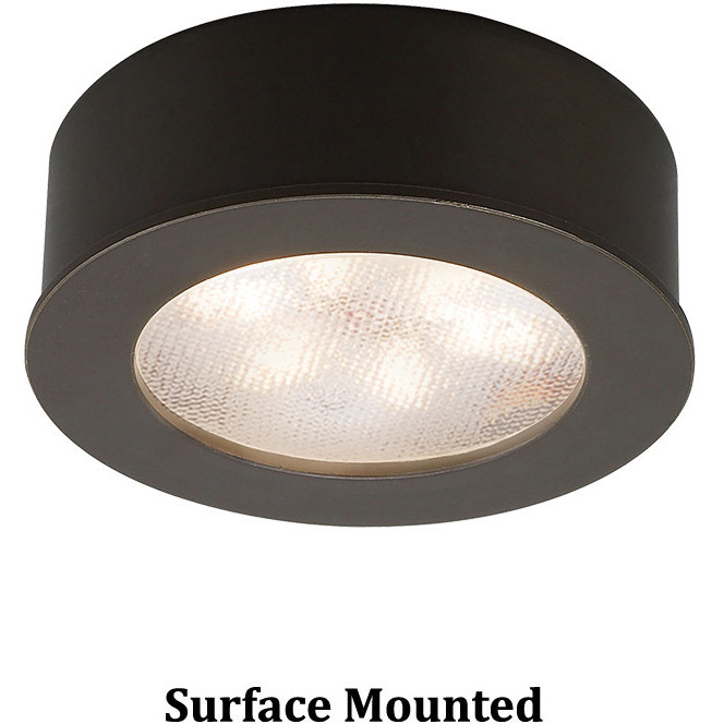 WAC Lighting HR-LED87-DB LED Button Light 24 LED 2.25 inch Dark Bronze ...